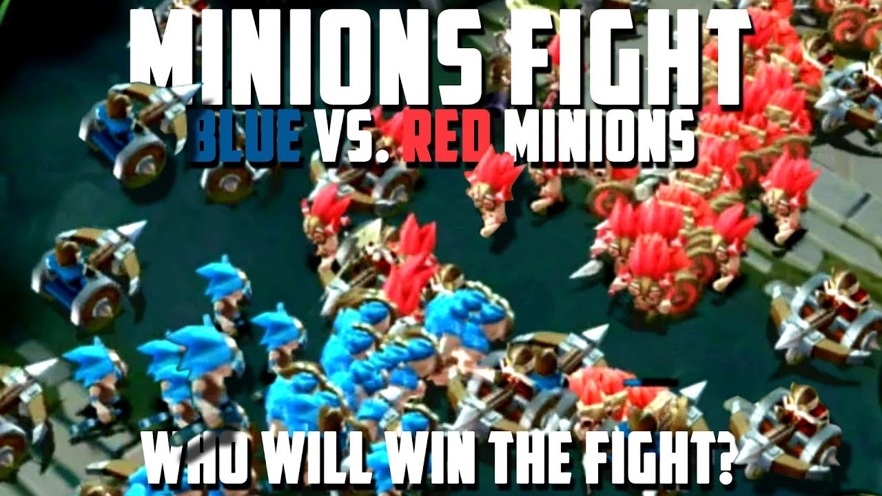 BLUE MINIONS vs RED MINIONS! | WHO WINS? | Mobile Legends - YouTube