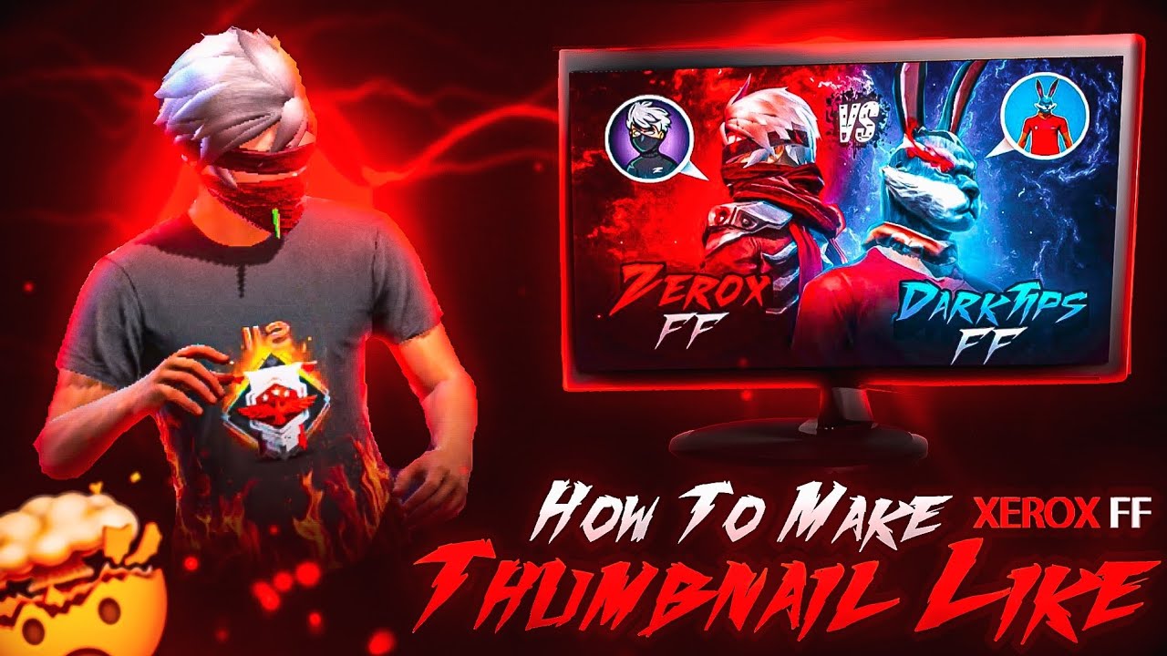 HOW TO MAKE THUMBNAIL LIKE ZEROX FF 🤯🤯 | IN JUST FEW SECONDS | @ZeroxFF ...