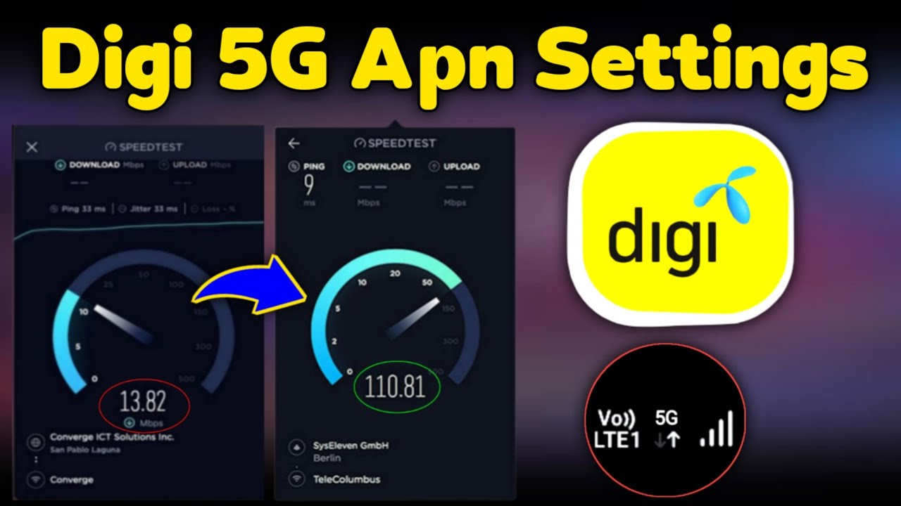 digi apn 5g setting fastestinternet 2024 in mobile - YouTube
