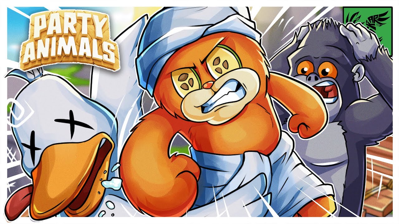 Making My Friends RAGE in Party Animals.... - YouTube