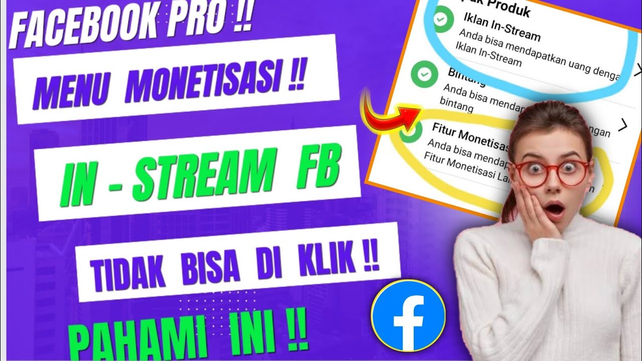 Menu Monetisasi Iklan In stream Facebook Tidak Bisa Di Klik ! Creator Pemula FB ini Penyebabnya ...
