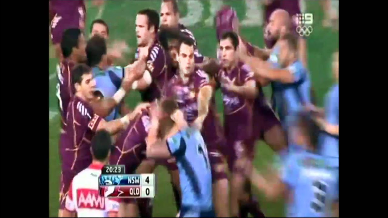 State of Origin FIGHT _Game 1_ 2012 - YouTube