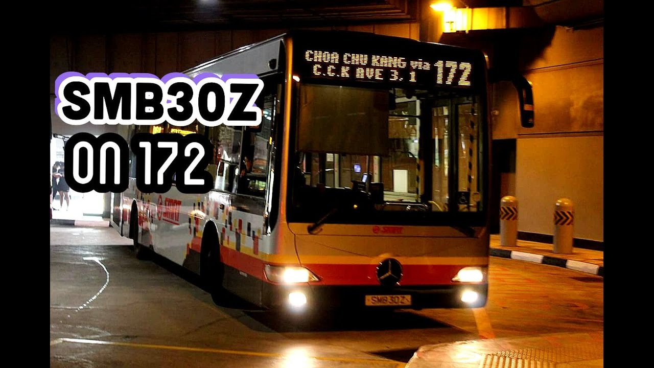 [SMRT]Mercedes-Benz OC500LE SMB30Z on service 172 - YouTube