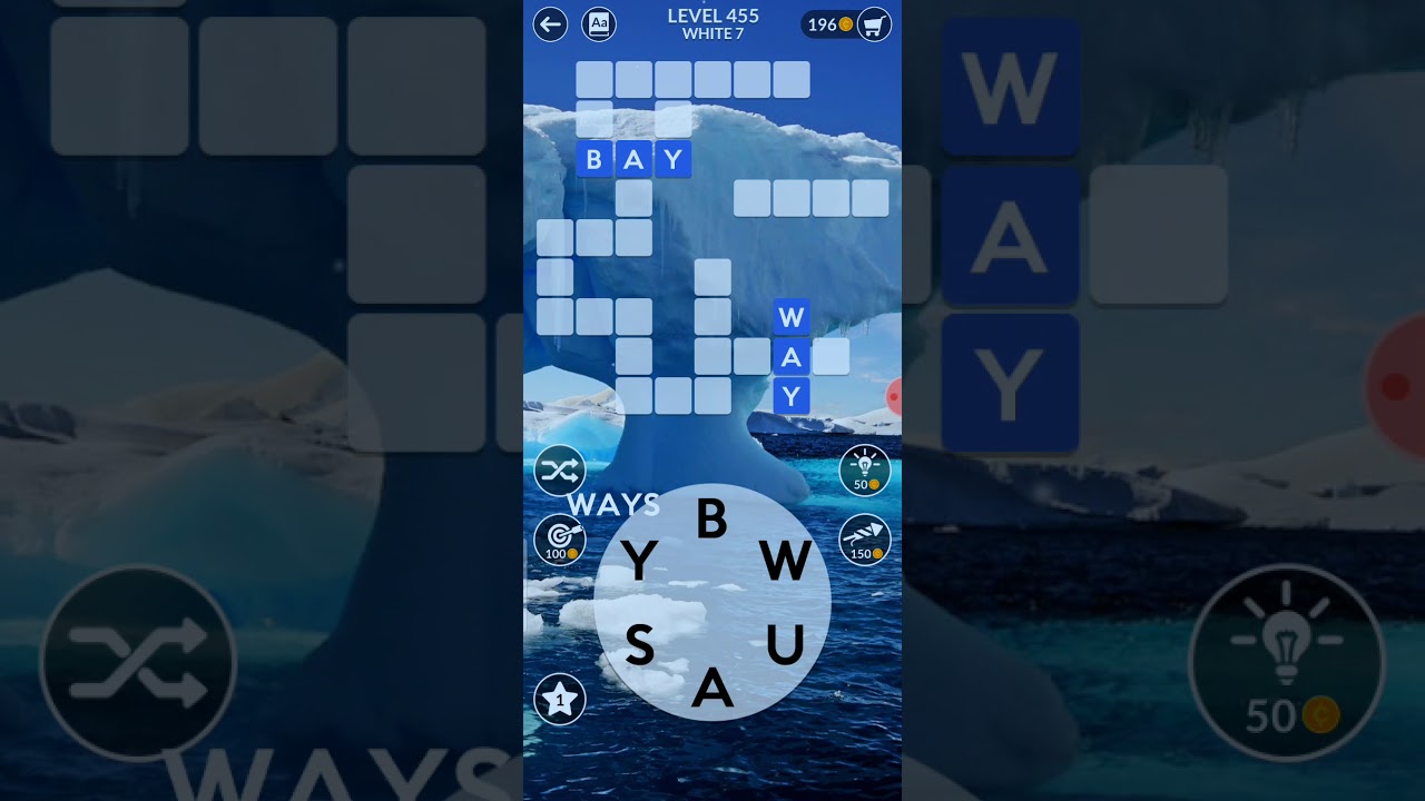 Wordscapes level 455 answer - YouTube