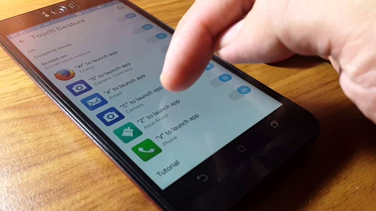 Zen motion pada asus zenfone selfie - YouTube