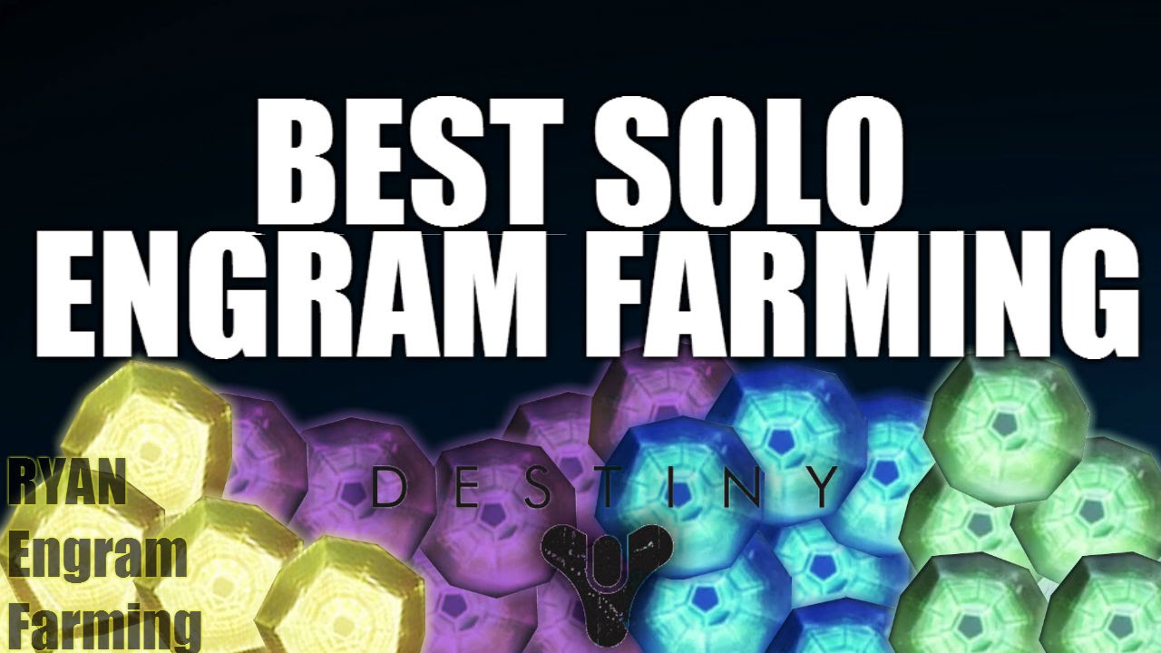 DESTINY LOOT CAVE | SOLO ENGRAM FARMING | LEGENDARY ENGRAMS - YouTube