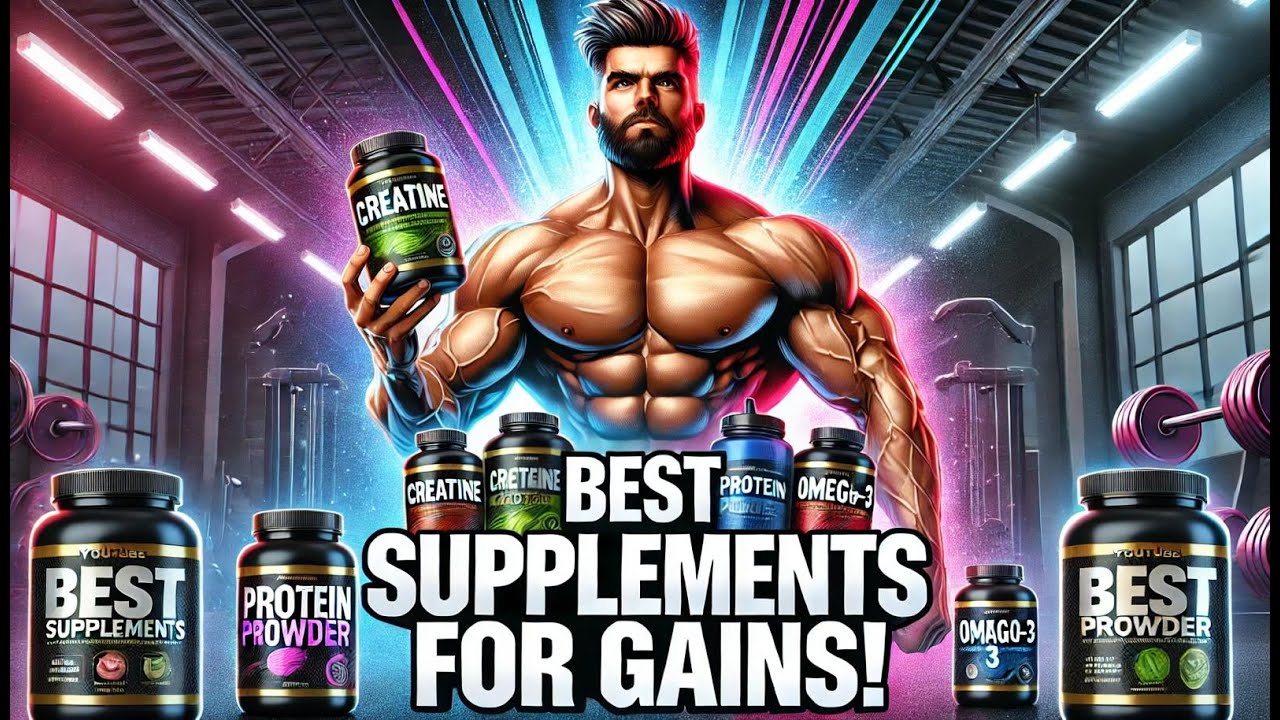 Top 6 Supplements You need for Gains & Performance - YouTube
