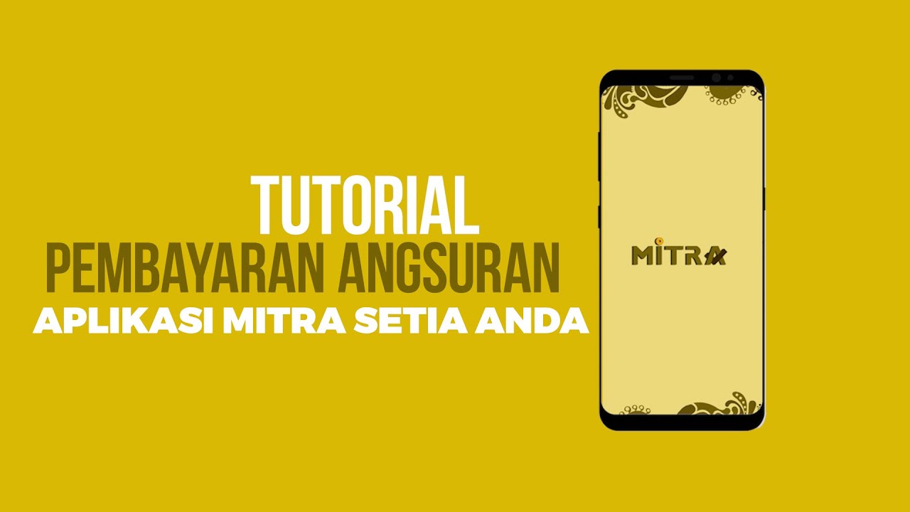 TUTORIAL PEMBAYARAN ANGSURAN VIA APLIKASI MITRA SETIA ANDA - YouTube
