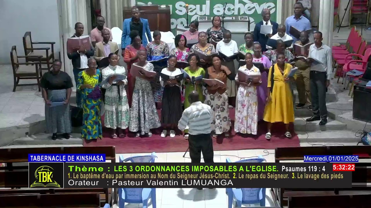 Thème : LES 3 ORDONNANCES IMPOSABLES A L'EGLISE. Ps 119 : 4. Orateur ...
