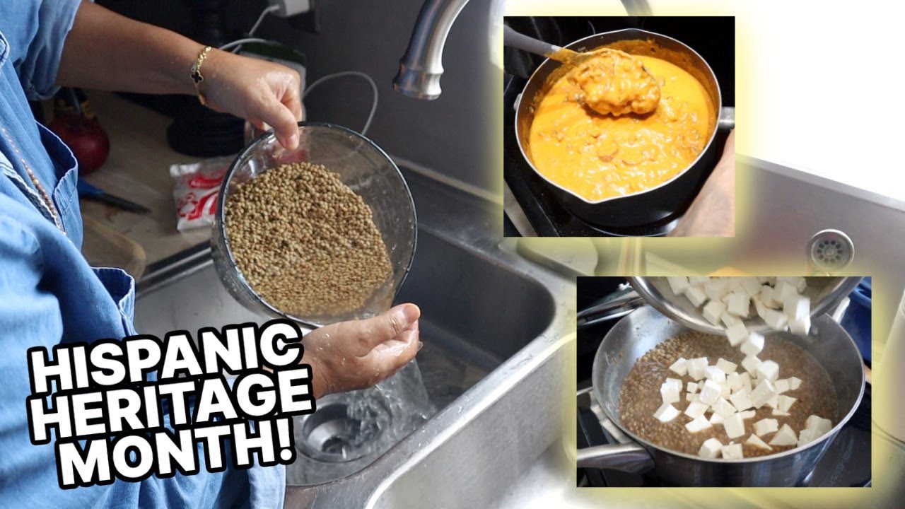 Cooking for Hispanic Heritage Month - YouTube