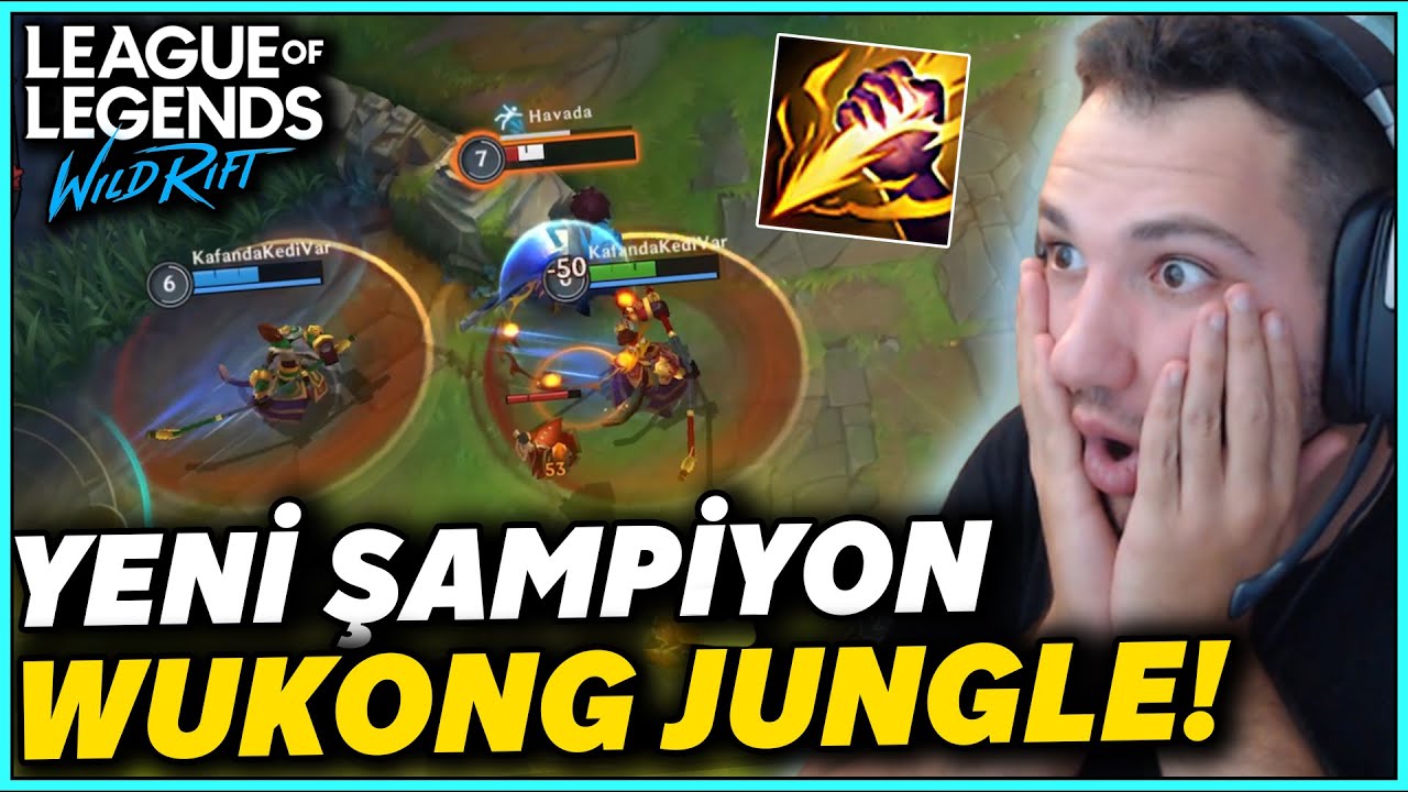 YENİ WUKONG ORMAN OYNANIŞ!! (Tek Atan Build) | GÖRÜNMEZ GANKLER İLE ...