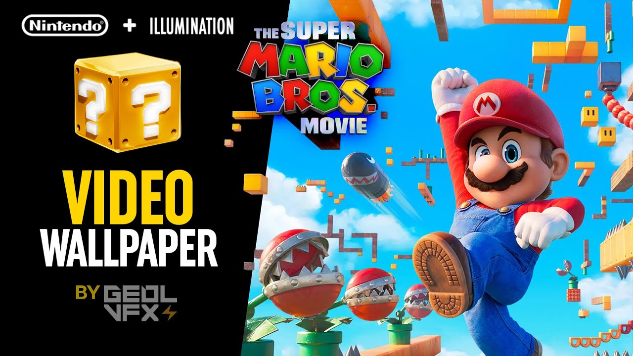 The Super Mario Bros. Movie | Live Poster Wallpaper • NINTENDO - YouTube