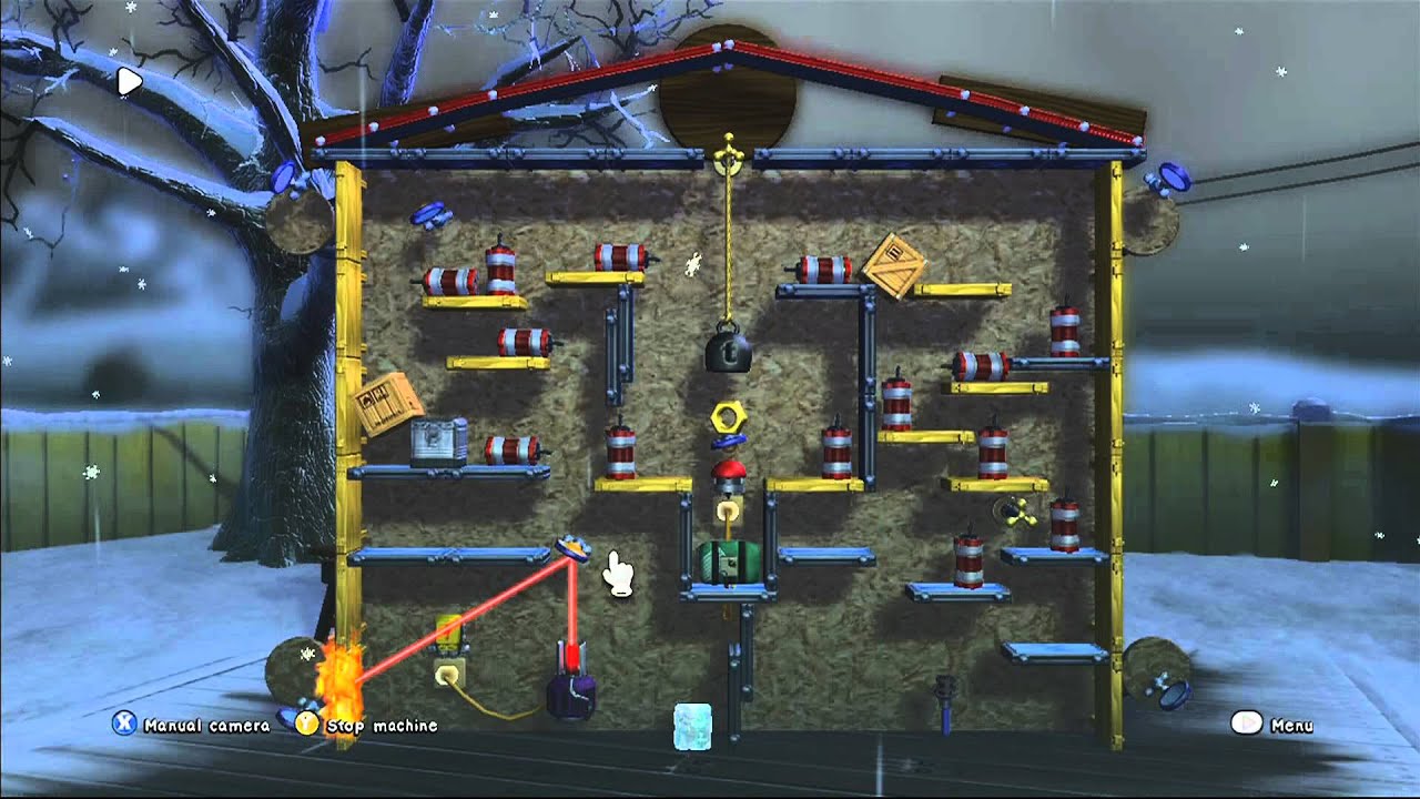 Tinker Fun Puzzle 2 (Warehouse): Crazy Machines Elements - YouTube
