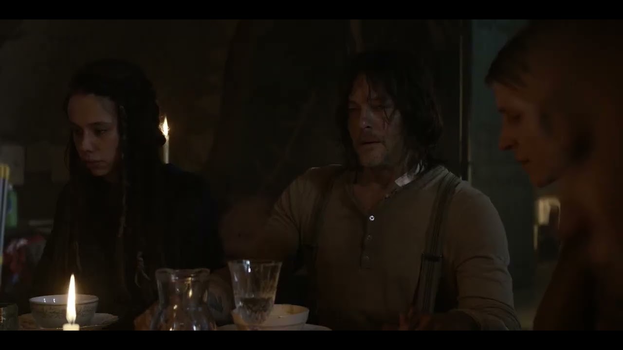 FATHER DARYLS PRAYER OF THANKS | TWD DARYL DIXON S01E02 - YouTube