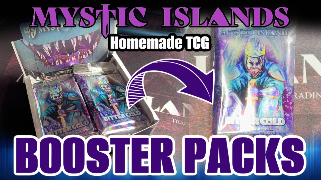 Homemade TCG NEW Booster Pack Opening! - Set 3 Bitter Cold Booster box ...