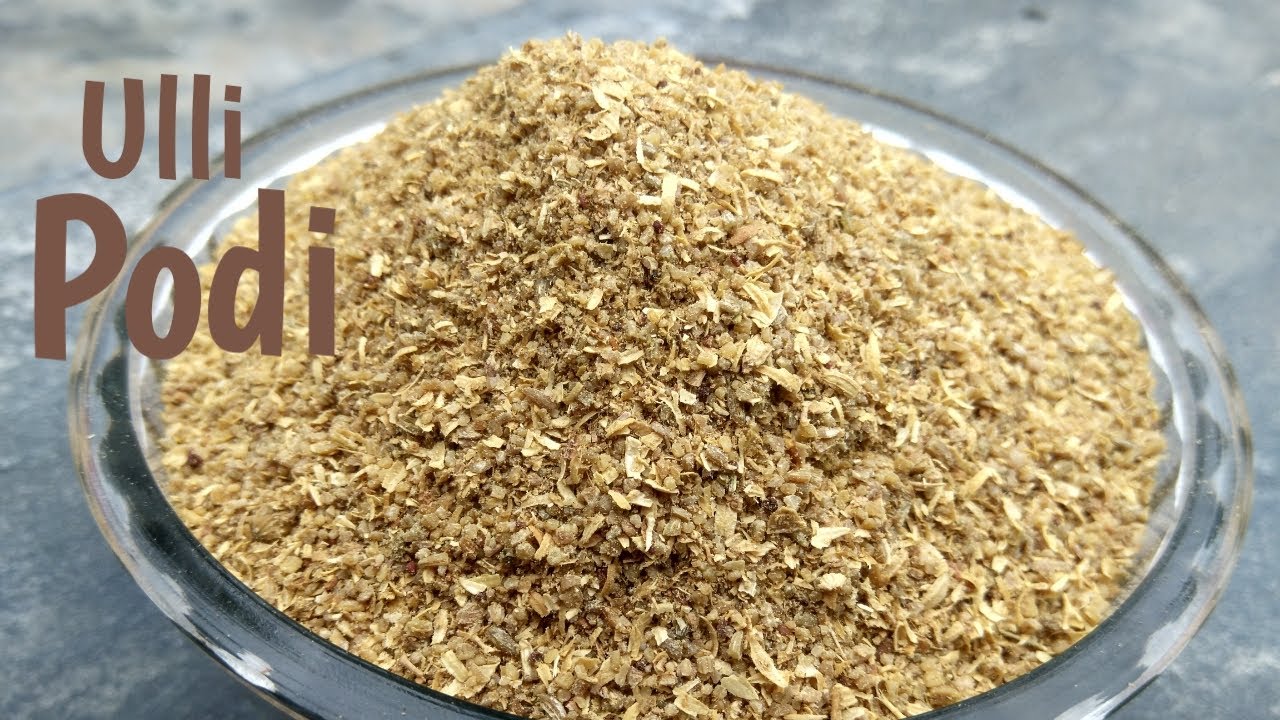 Ulli Podi II Preparation of Ulli Podi - YouTube