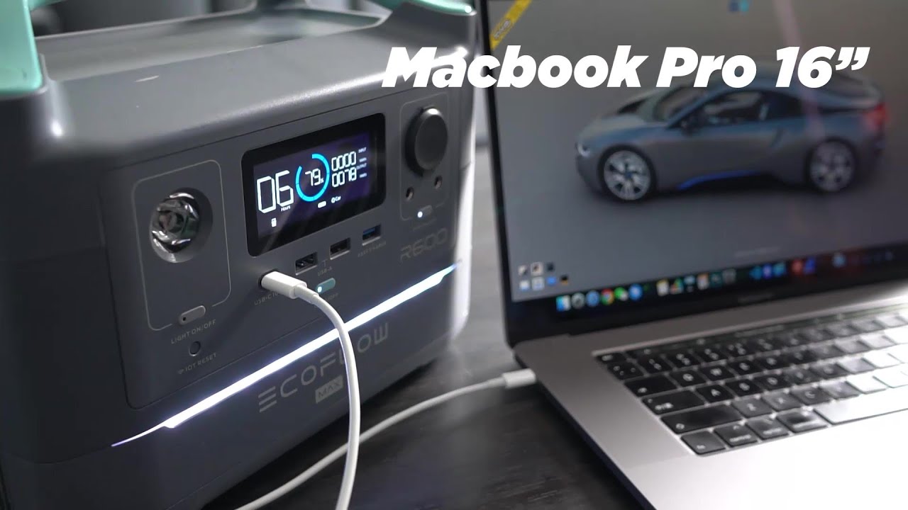 EcoFlow R600: 100W USB-C/DC5521/LED Light - YouTube