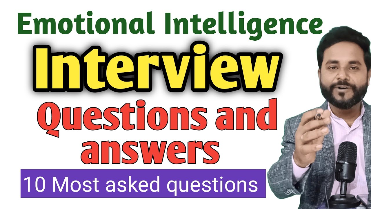 Emotional intelligence interview questions and answers 🔥 - YouTube