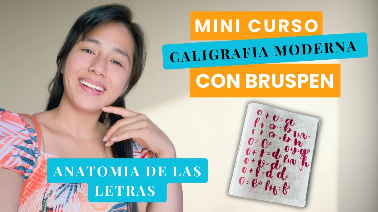 COMO HACER LETTERING|| ANATOMÍA DE LAS LETRAS PARTE 1 || Mini curso ...