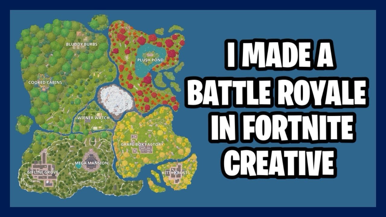 I MADE A BATTLE ROYALE MAP IN CREATIVE! (Blud Royale) - YouTube