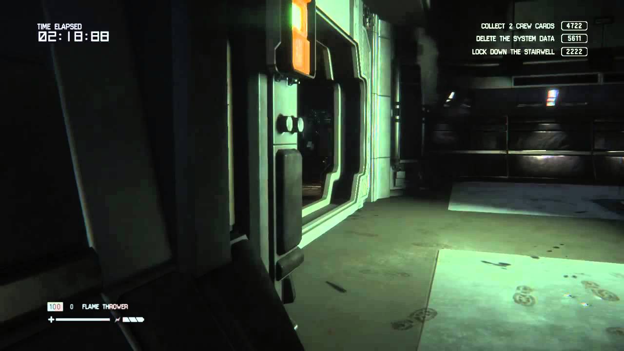 Alien Isolation Survivor Mode The Basement - YouTube