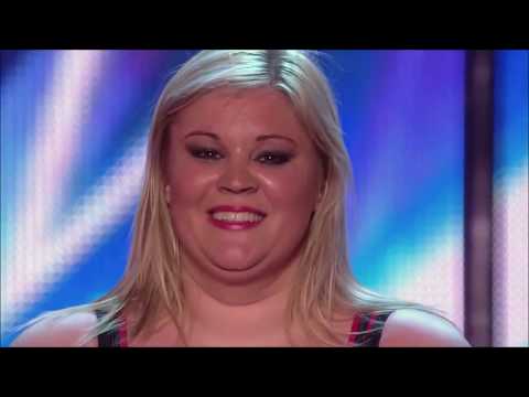 A pole-dancer  Emma Haslam .......Britain's Got Talent 2014