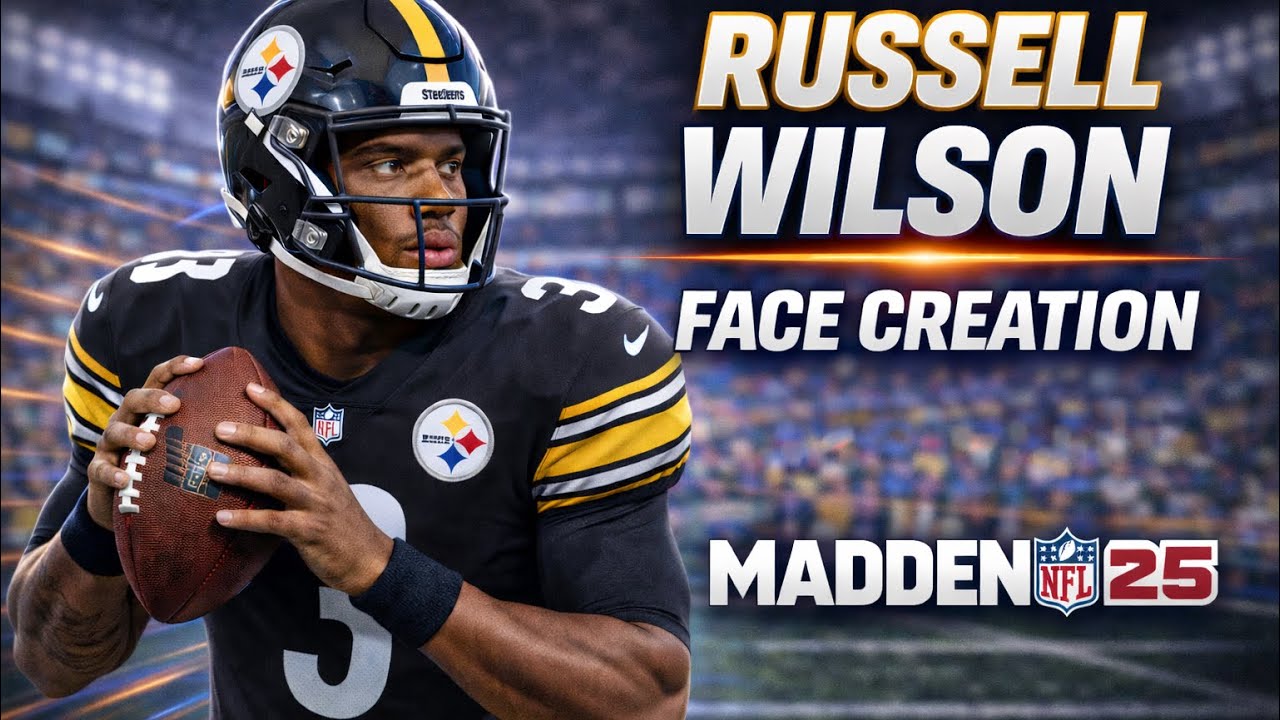⭐ Russell Wilson Face Creation in Madden NFL 25 | Tutorial 🏈 - YouTube