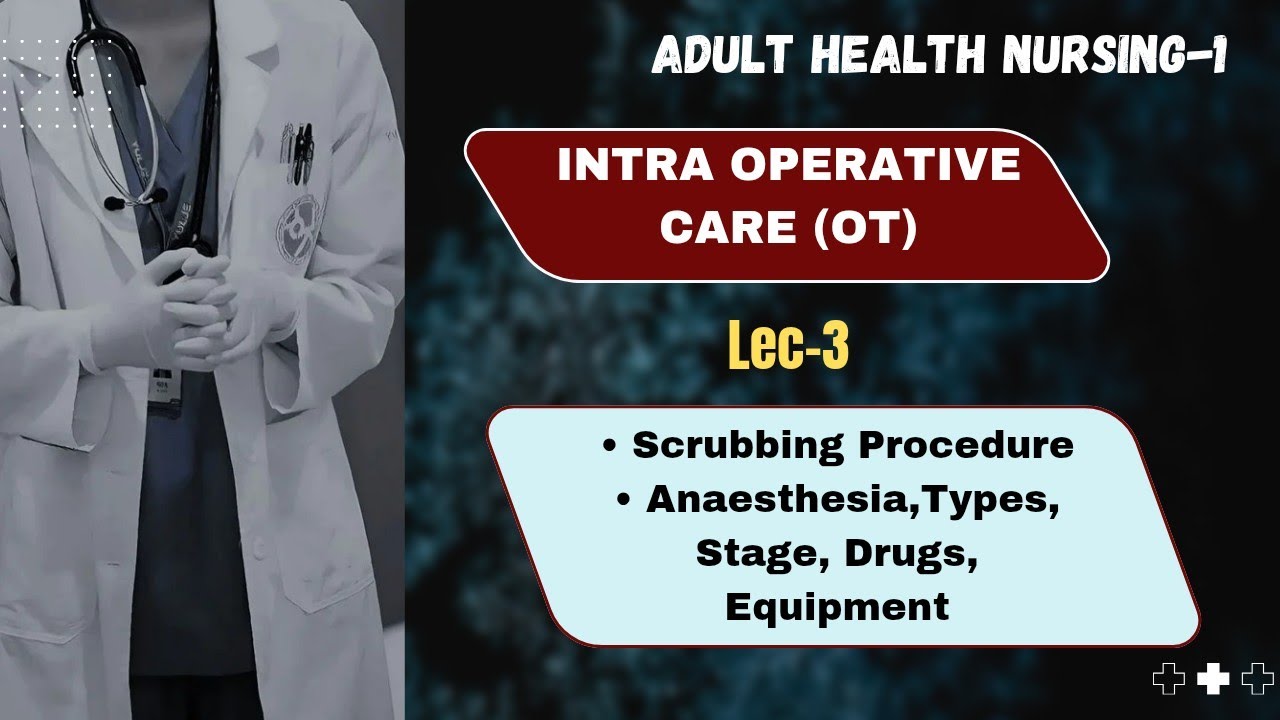 Intra Operative Care || Lec-3 || Adult Health Nursing || B. Sc. Nursing ...