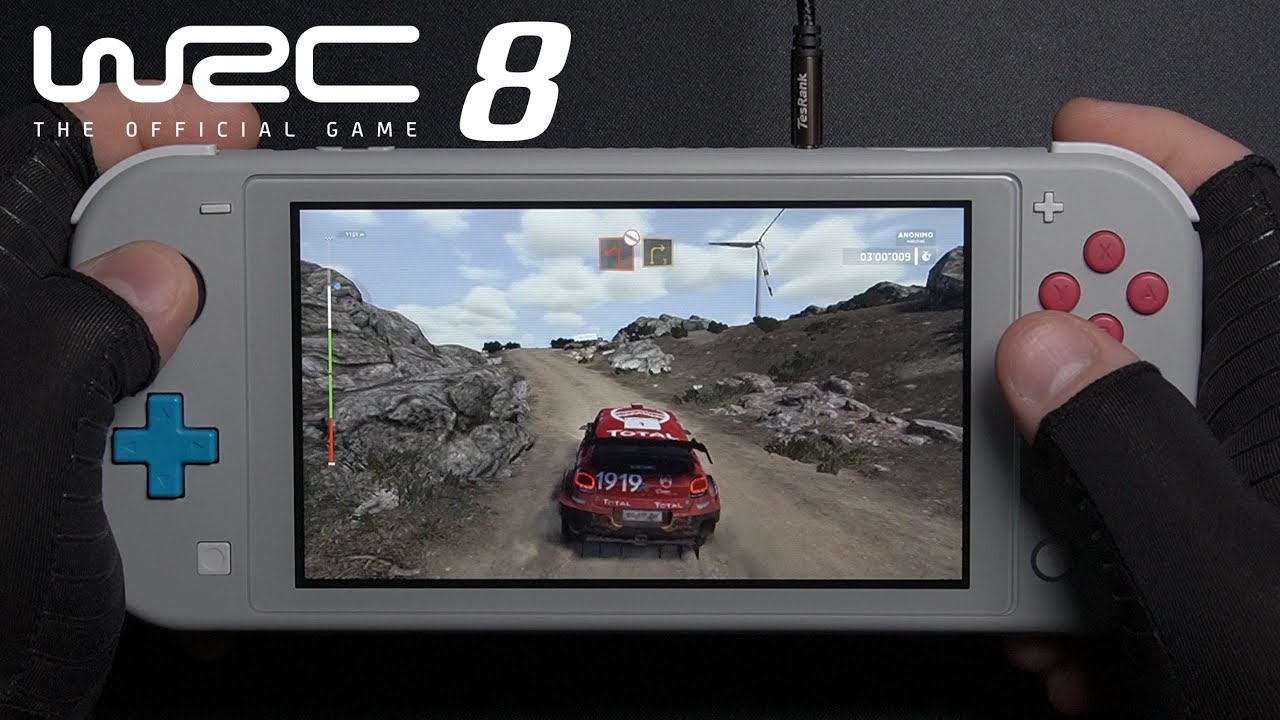 wrc 8 Nintendo Switch lite gameplay - YouTube