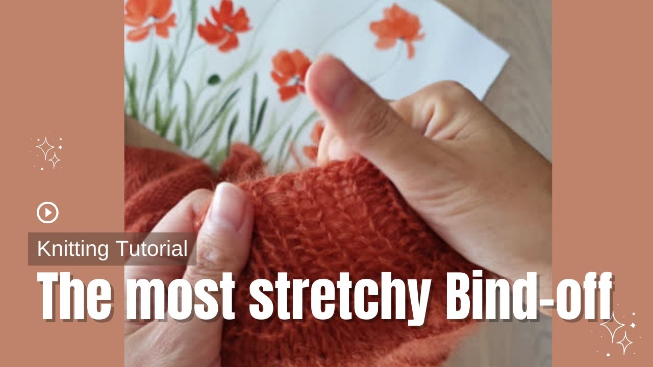 [Knitting tutorial] The most stretchy sewn bind-off - YouTube