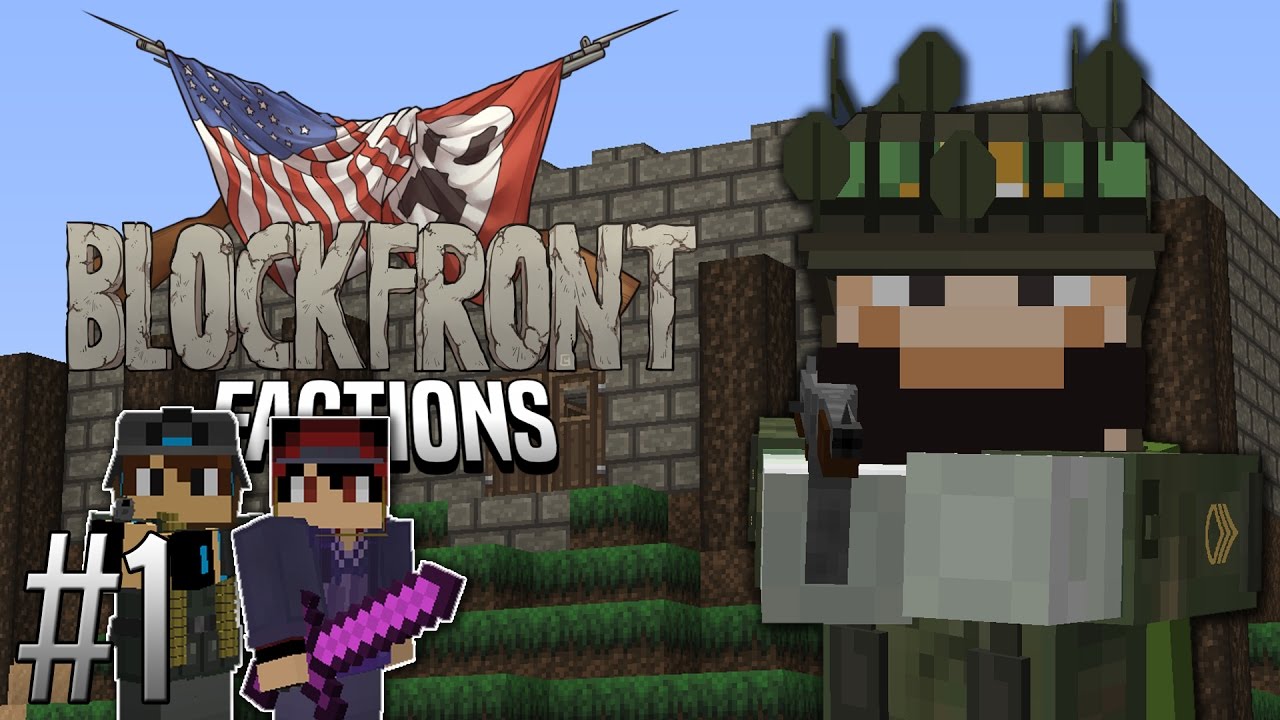 BlockFront: Factions #1 - War Has Begun! - YouTube