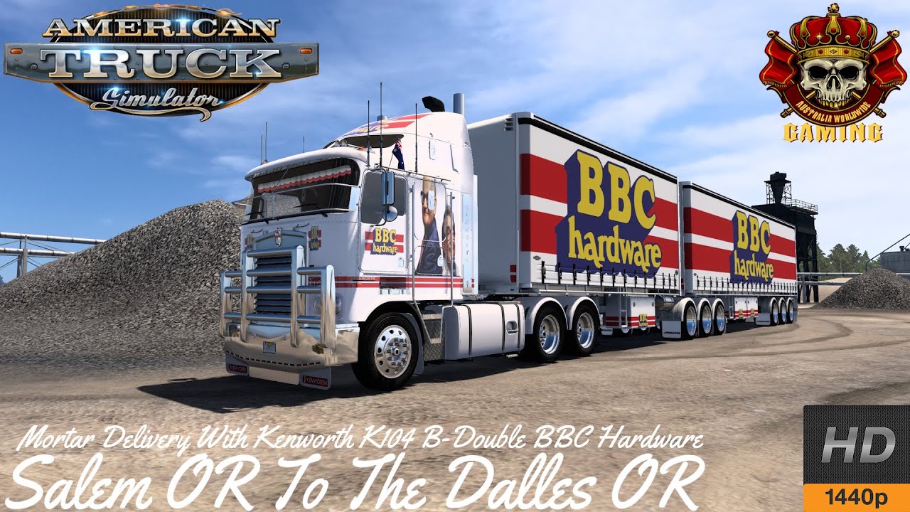 Salem OR To The Dalles OR - Kenworth K104 B-Double BBC Hardware ...