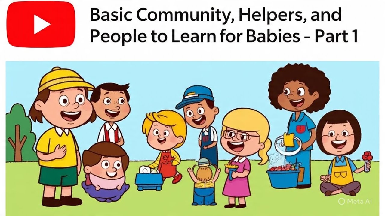 Basic Community , Helpers and People To Learn For Babies PART 1 - YouTube