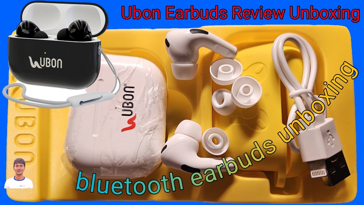 Ubon Earbuds Unboxing, bluetooth earbuds review - YouTube