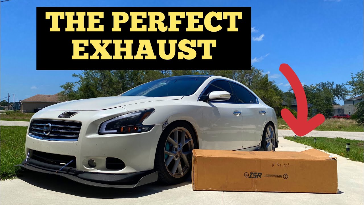 Installing ISR exhaust on my Manual Swapped 7th Gen Maxima #cars # ...