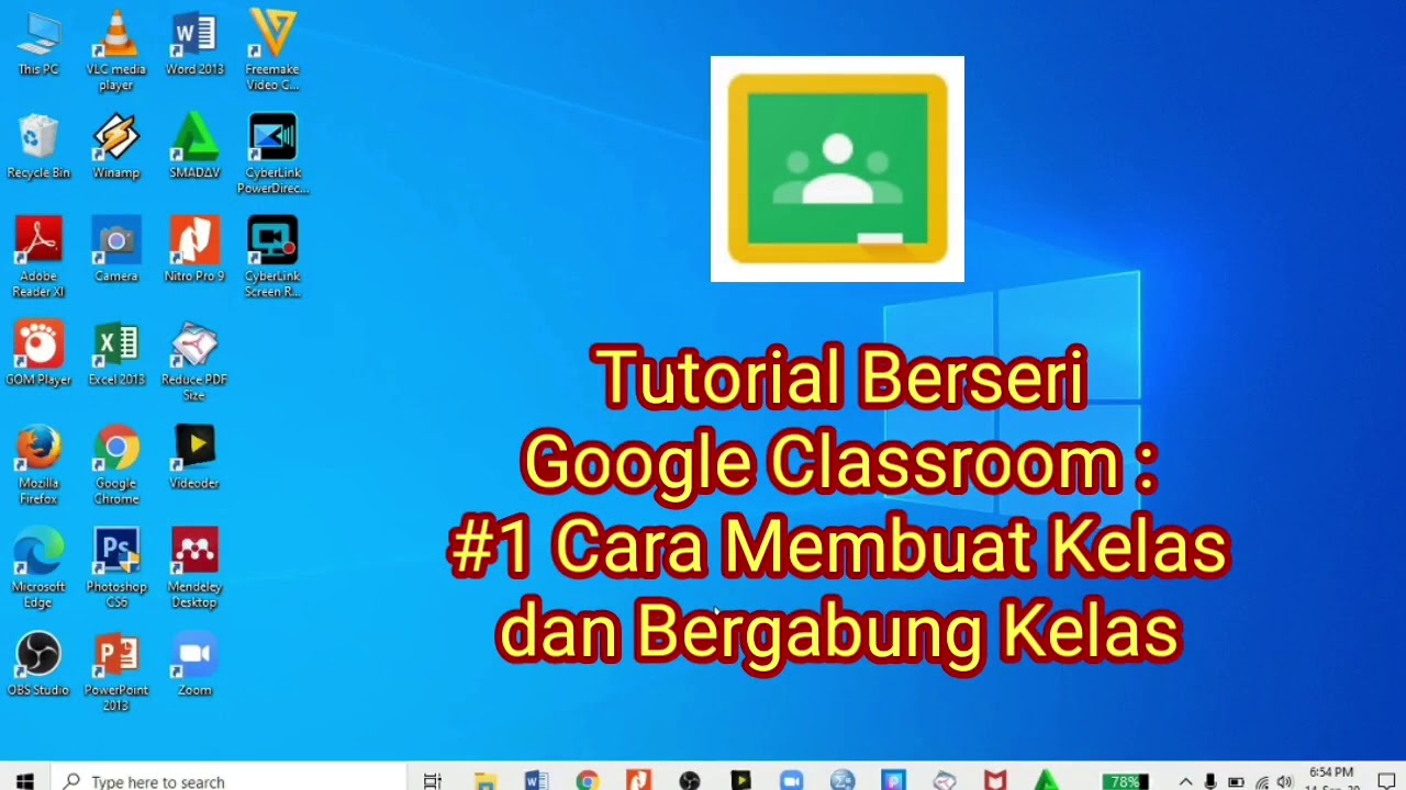 Tutorial Classroom: #1 Cara Buat Kelas dan Gabung ke Kelas | Anshar ...