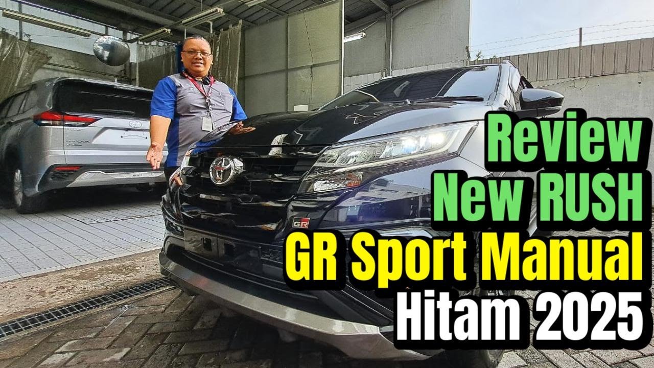 Fitur Sangat Lengkap Pada New Rush GR Sport Manual Warna Hitam Tahun ...