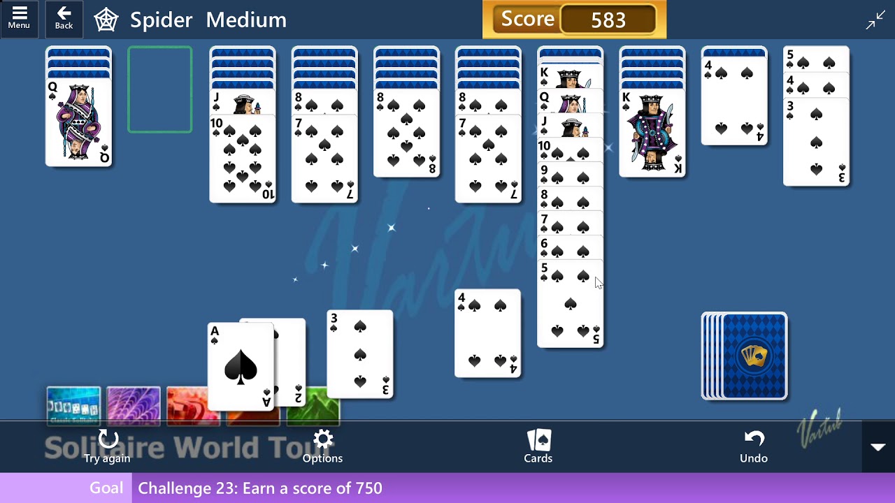 Solitaire World Tour Game #23 | March 28, 2020 Event - YouTube