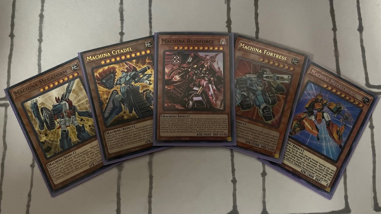 My Machina Machine Yugioh Deck Profile For January 2025 - YouTube