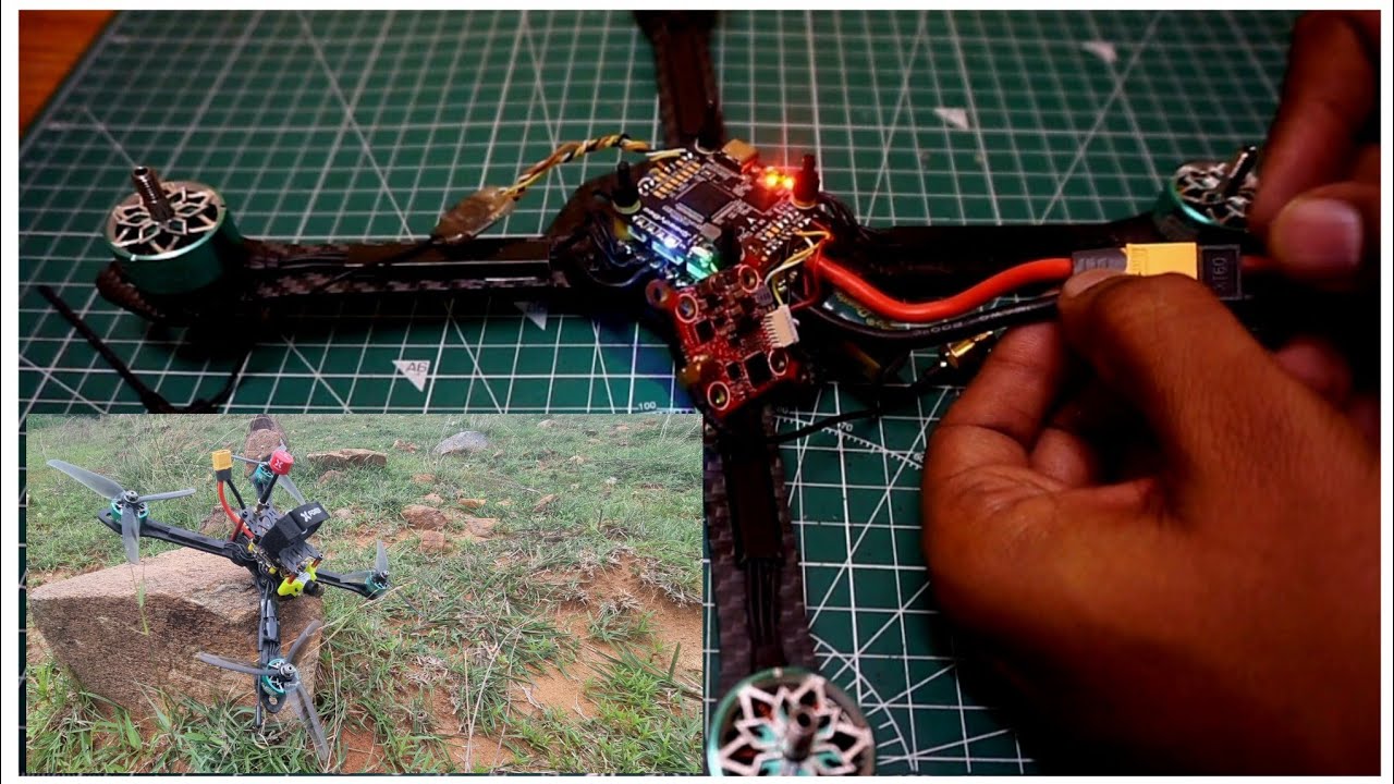 How to build a analog fpv drone/T Motor 1950 kv/Speedybee f7v3/Hglrc ...