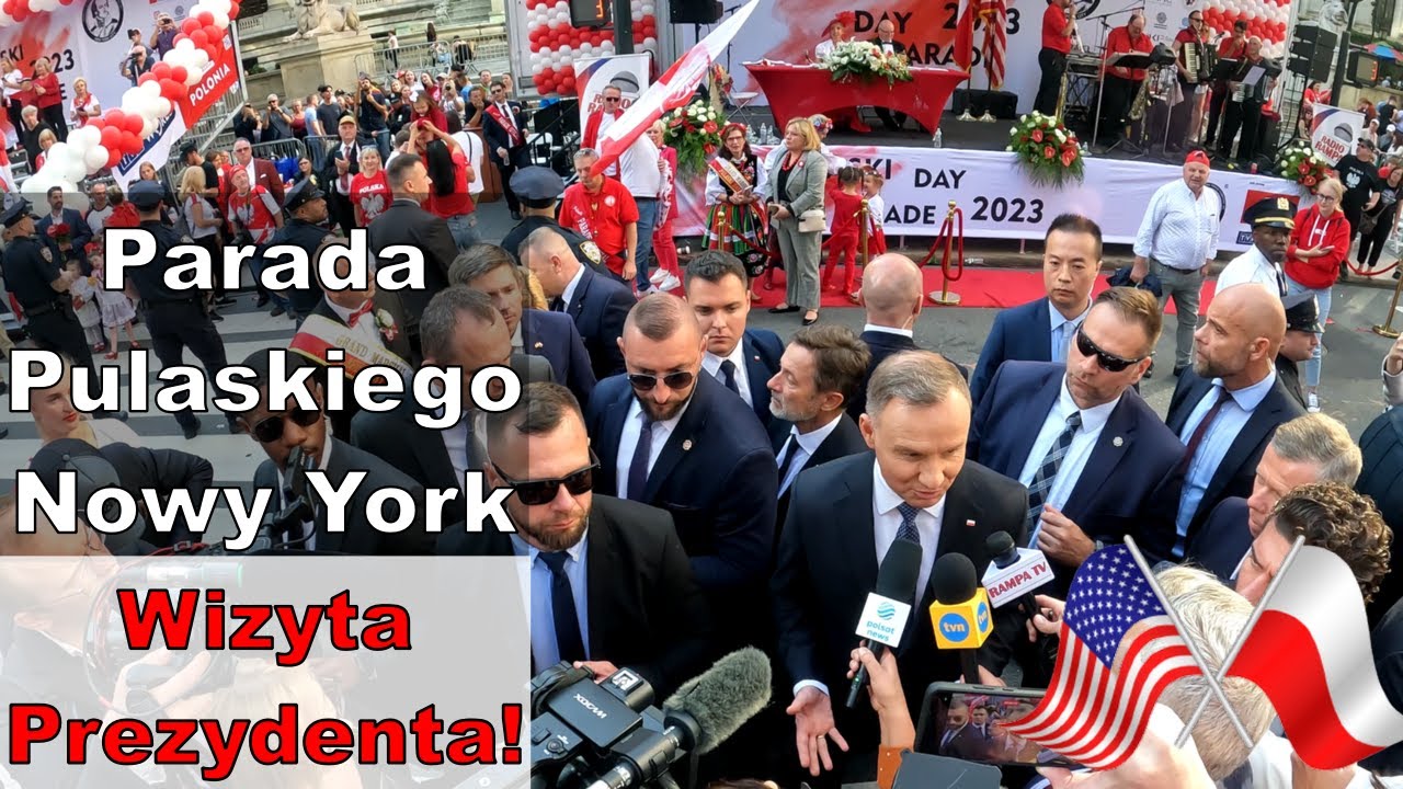 Pulaski Parade / Parada Pulaskiego w Nowym Yorku / wizyta Prezydenta ...