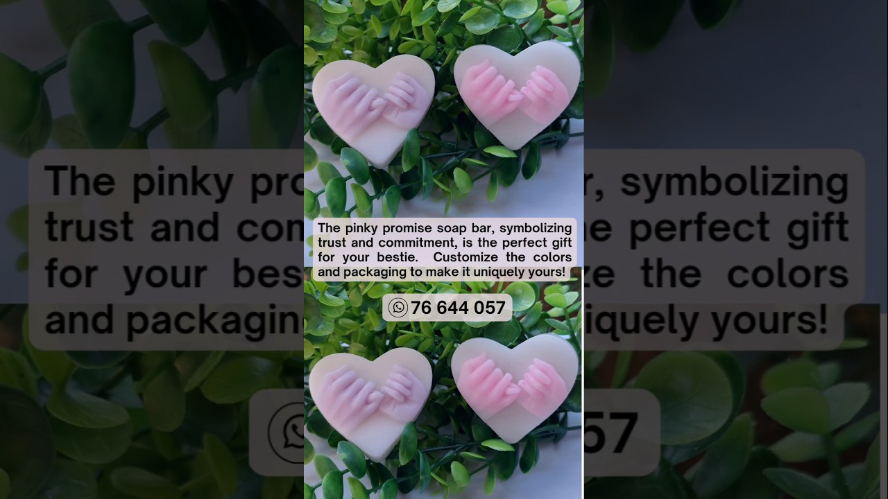 Pinky Promise Soap Bar – The Cutest Gift Ever! - YouTube