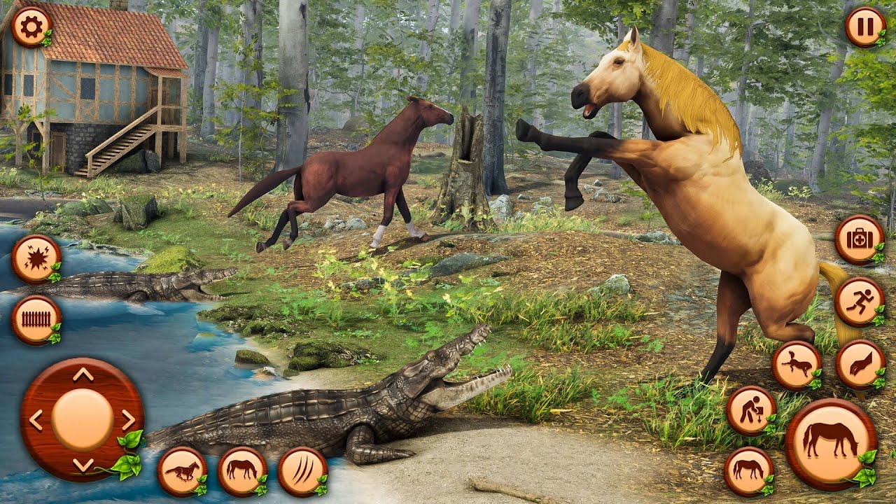Wild Horse Family Simulator 3D - Wild Horse Family Simulator Horse ...
