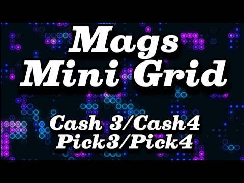 Mini Grid 5/12 Cash 3 Cash 4 Lottery All Drawings - YouTube