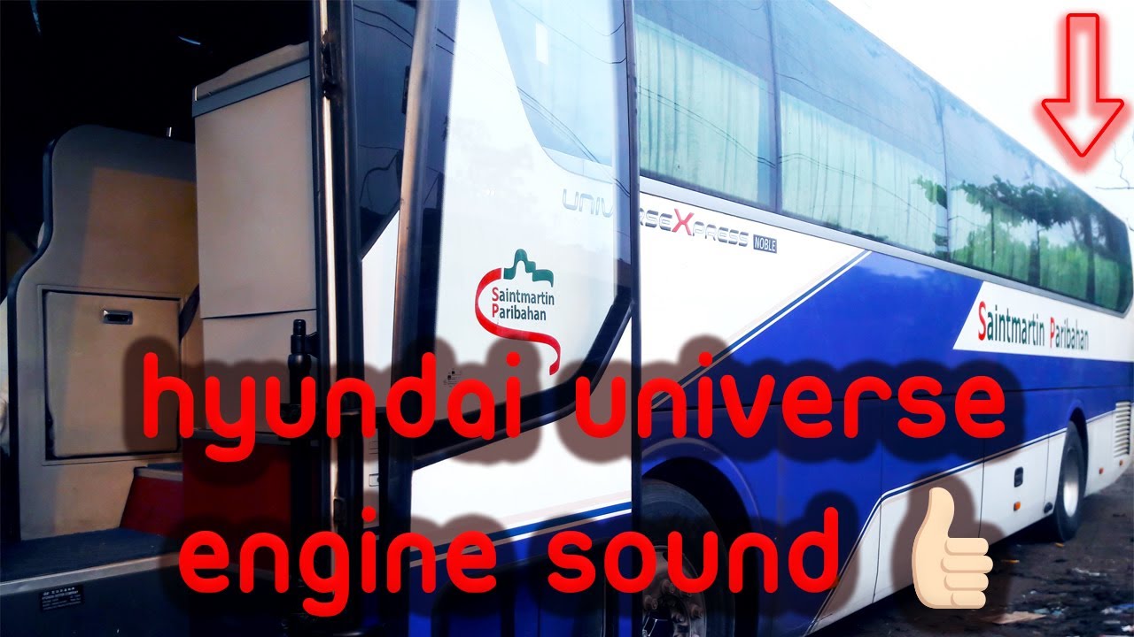 Hyundai Universe Engine Sound [HD] from last seat - YouTube