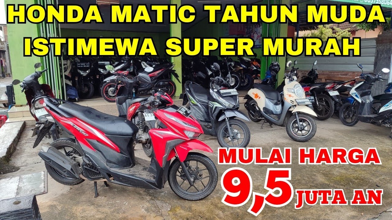 MOTOR TAHUN MUDA SUPER MURAH HARGA GA SAMPAI 10 JUTA - YouTube
