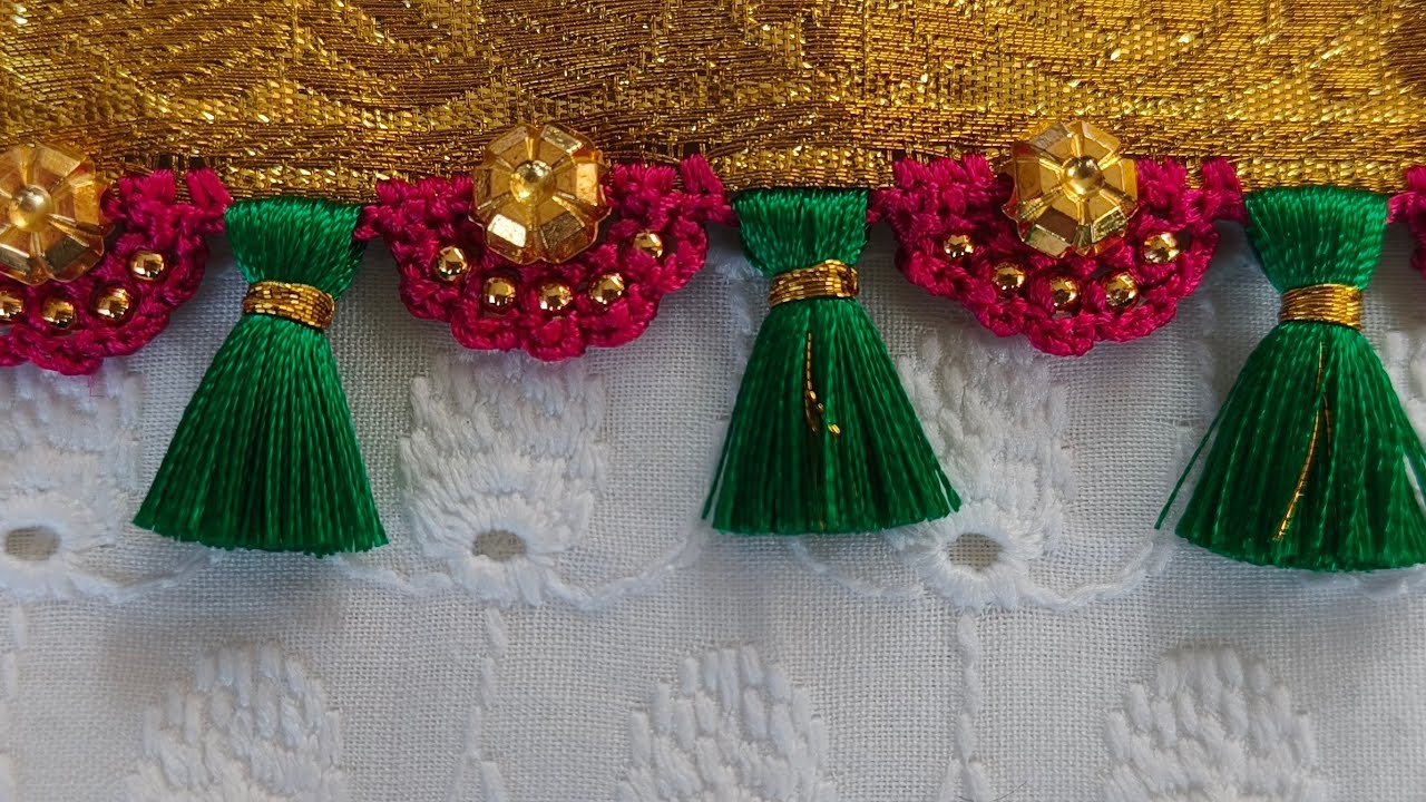 Beautiful Krosha Design #kroshakuchu #simple #tassels #FASHION HEAVEN ...