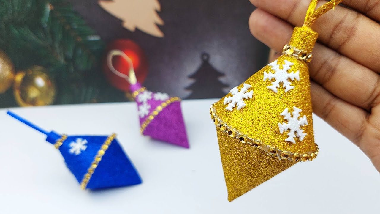 Christmas Crafts Easy and Quick Christmas Ornaments Making🎄 Handmade ...