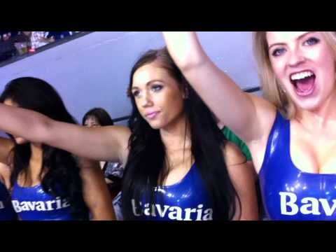 Bavaria Girls cheering for Vancouver during game 5 against San Jose