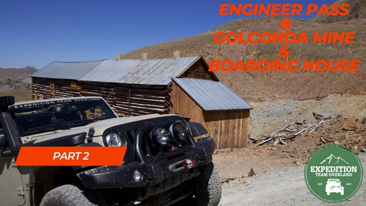 Engineer Pass & Golconda Mine & Boarding House Ouray Colorado - YouTube
